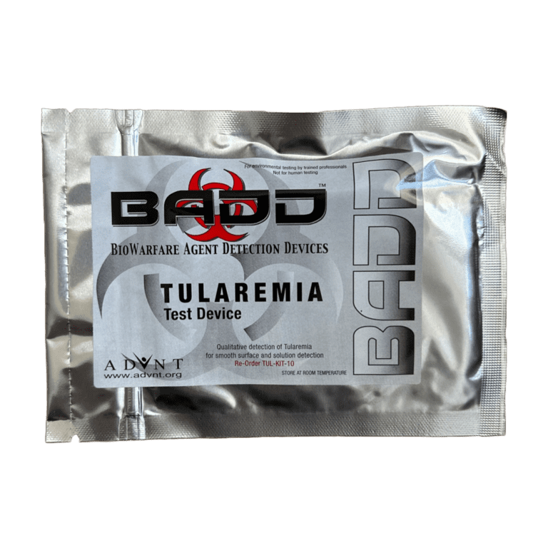 BADD Tularemia Biowarfare Detection Test Kit- 10 Kits/Bx - AdVnt ...