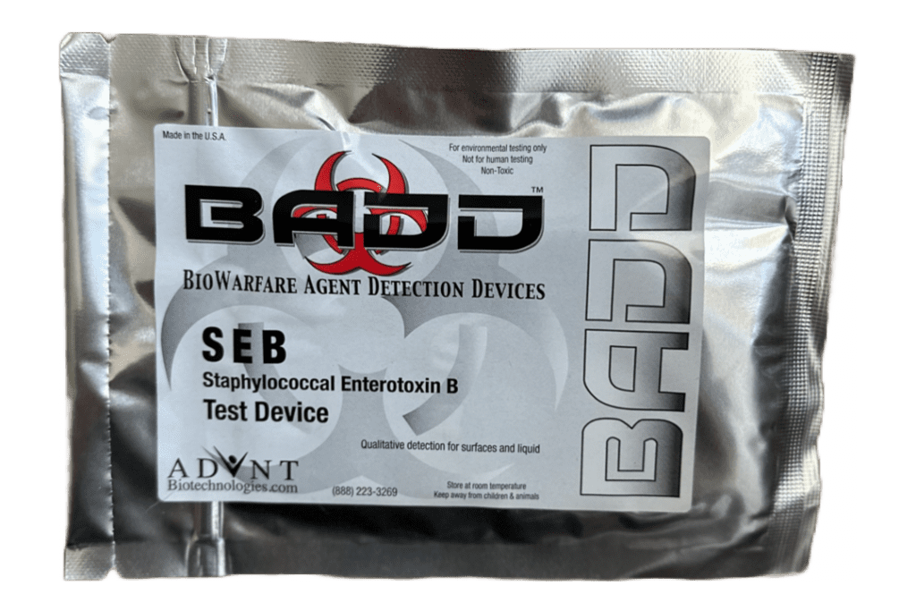 BADD SEB Biowarfare Detection Test Kits- 10/Bx - AdVnt Biotechnologies