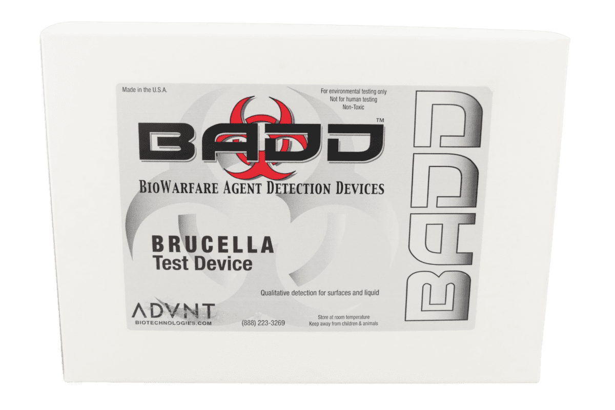 BADD Brucella Biowarfare Detection Test Kits 10/Bx - AdVnt Biotechnologies