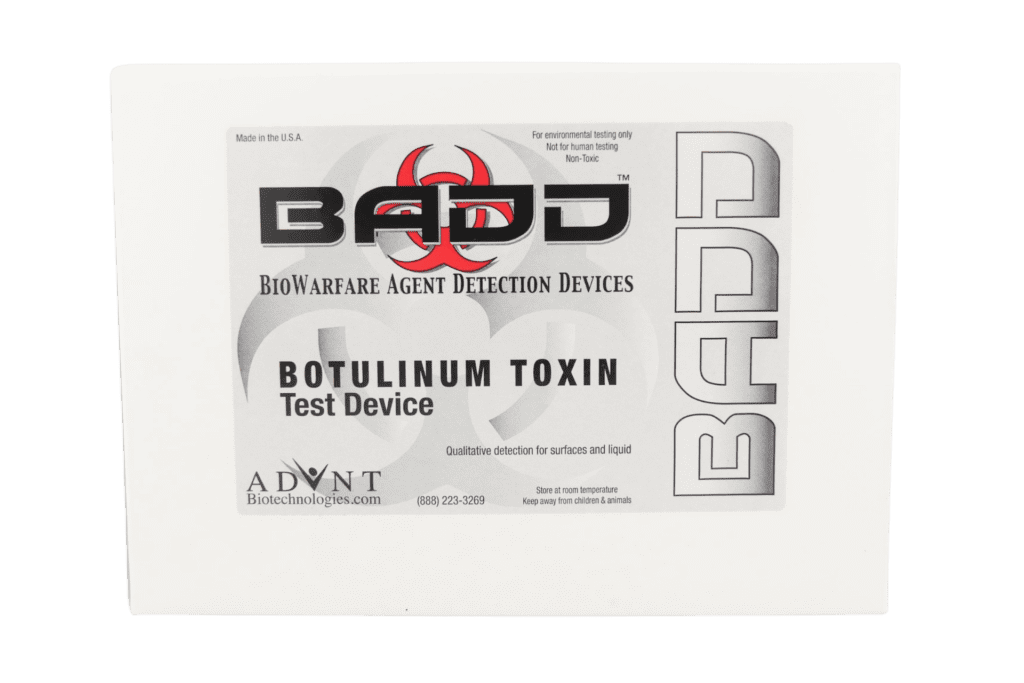 BADD Botulinum Toxin Biowarfare Detection Test Kits- 10/Bx - AdVnt ...